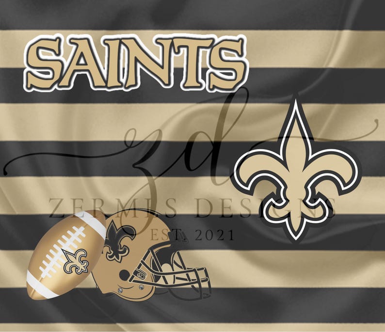 Saints Golden Tumbler Wrap - Etsy