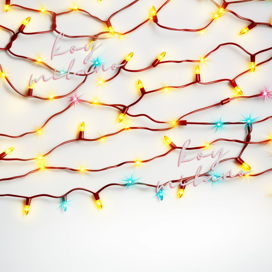 Christmastree Lights, Christmas Tree Light Clipart, Watercolor Light ...