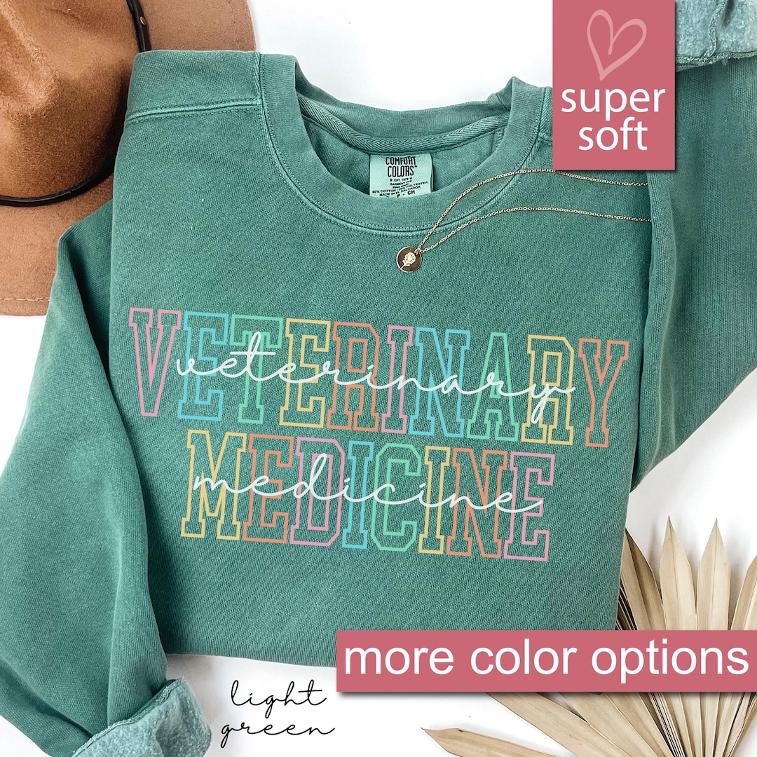 Comfort Colors® Veterinarian Sweatshirt, Veterinarian Gift for Women ...
