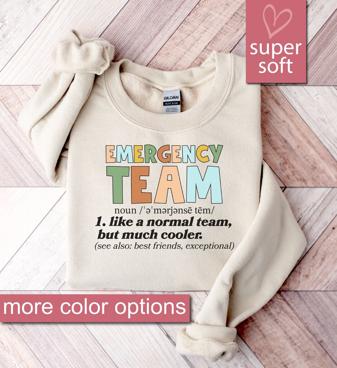 Emergency Nurse Sweatshirt, ER Nurse Sweatshirts, Registered Nurse ...