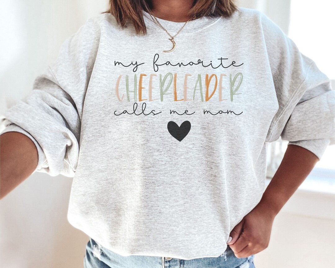 Cheer Mom Sweatshirt, Cheer Moms Gift, Cheerleader Mom, Game Day Cheer ...