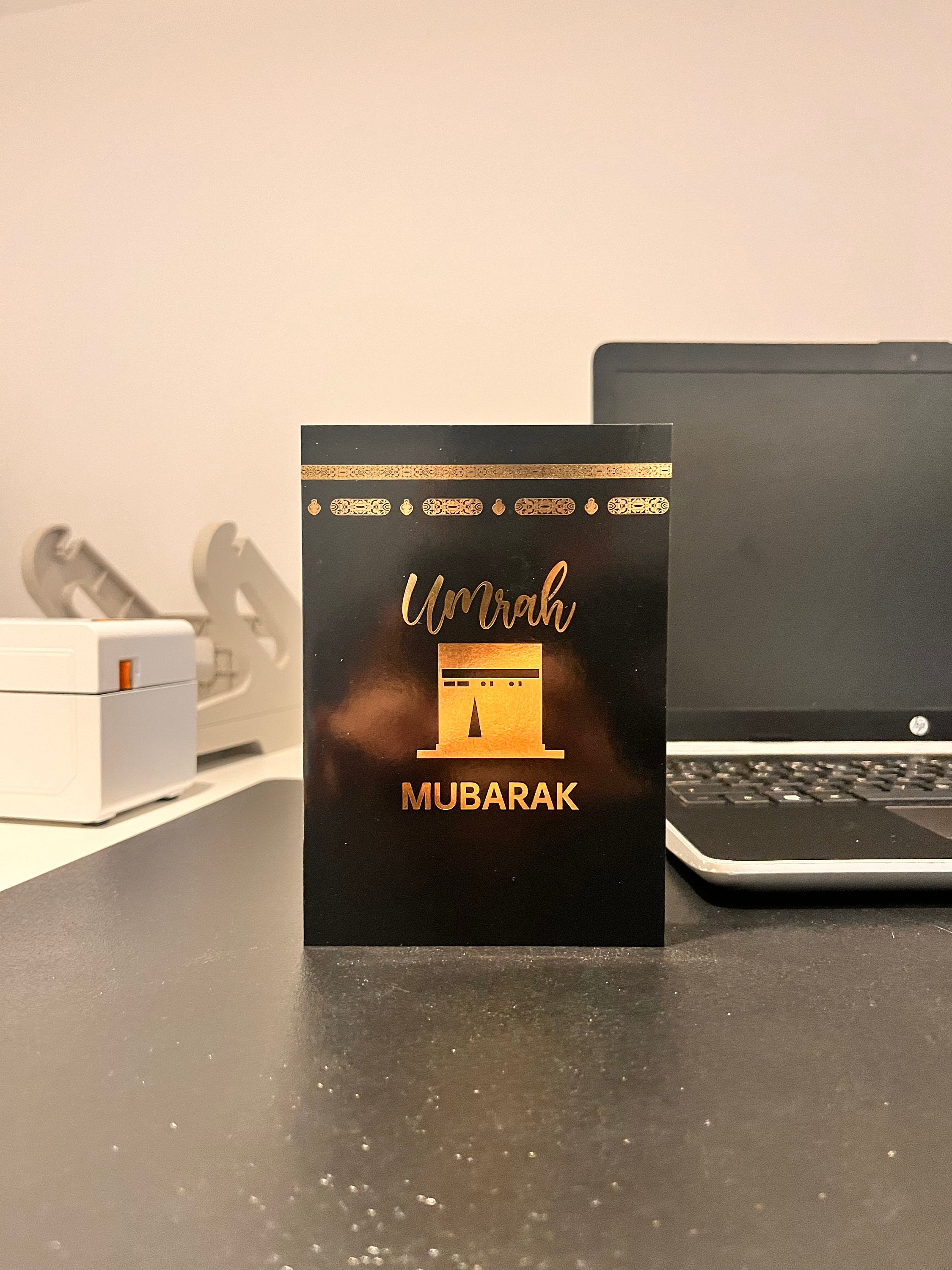 Personalised Umrah Mubarak Acrylic Gift-islamic Gifts- Custom Umrah ...