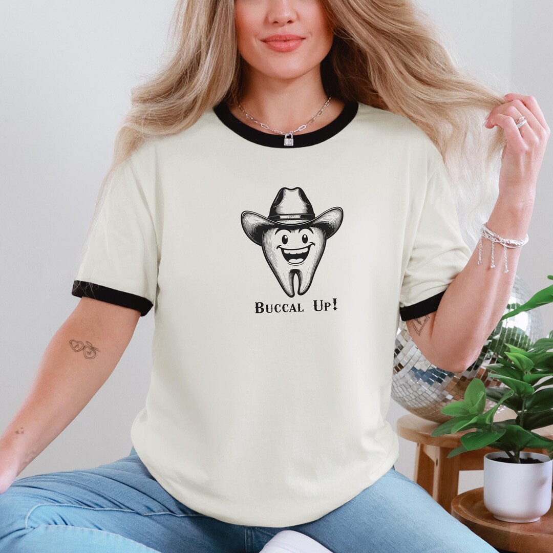 Funny Dental Hygiene Shirt Cowboy Tooth Shirt Funny Dental Shirts ...