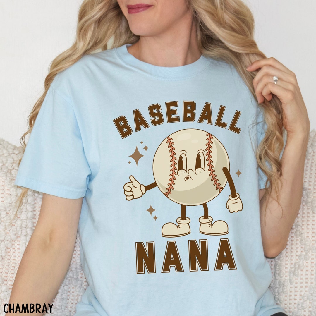 Nana Baseball Shirt, Nana Gift From Grandson, Baseball Nana Shirt ...