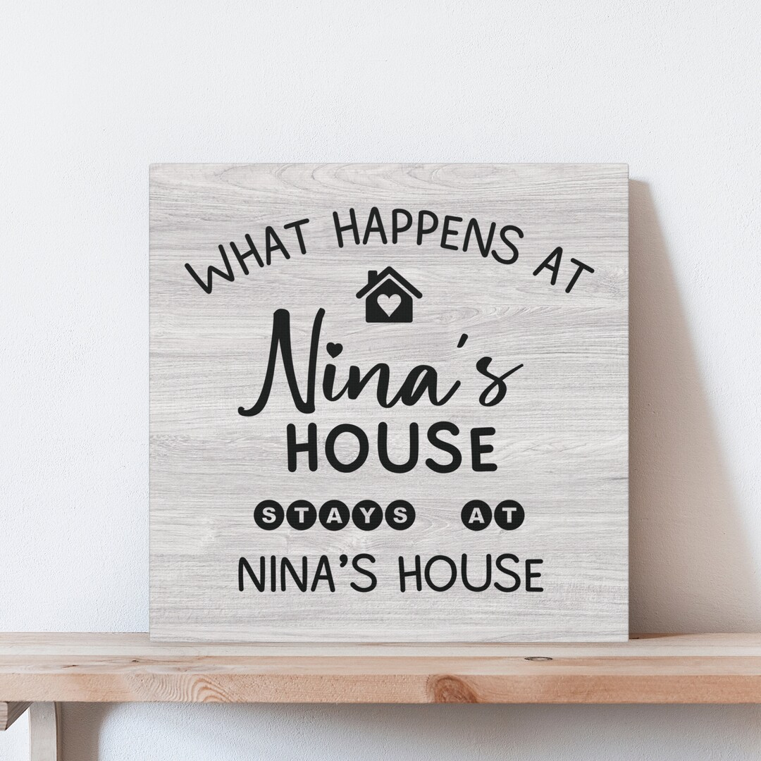 Nina Gifts, Nina Sign, Nina Mothers Day Gifts From Grandkids, Nina ...