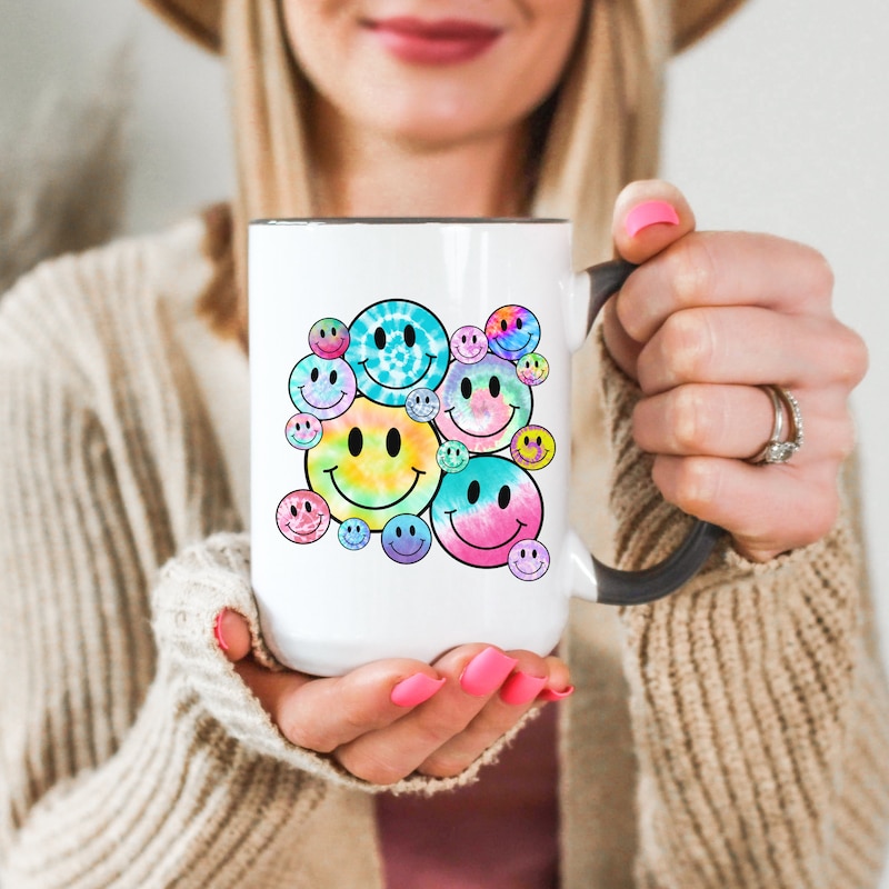 Smiley Face Coffee Mugs - Etsy