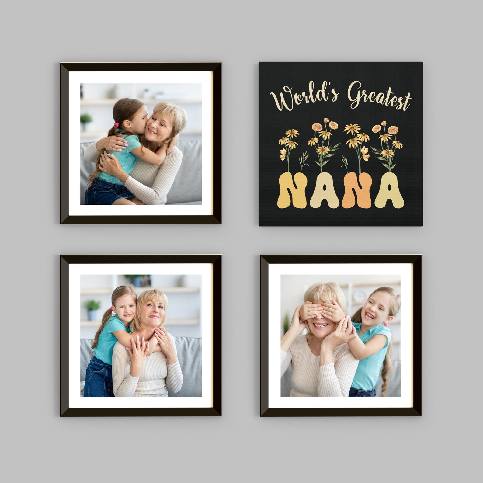 Nana Sign, Gift for Nana Canvas Sign, Nana Mothers Day Gift From ...