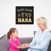 Nana Sign, Gift for Nana Canvas Sign, Nana Mothers Day Gift From ...
