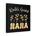 Nana Sign, Gift for Nana Canvas Sign, Nana Mothers Day Gift From ...