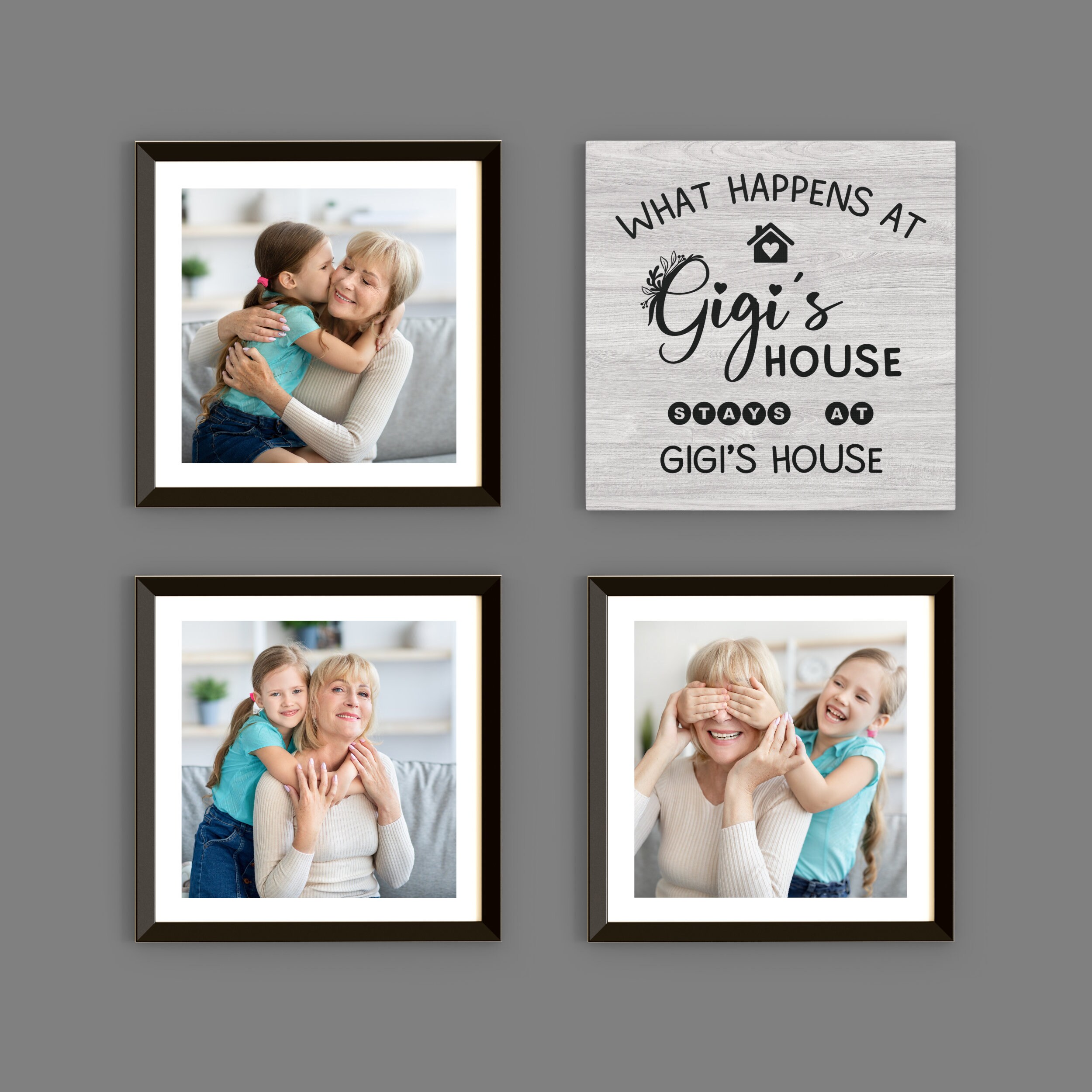 Gigi Sign, Gigi Mother's Day Gift From Grandkids, Gigi Grandma Sign ...