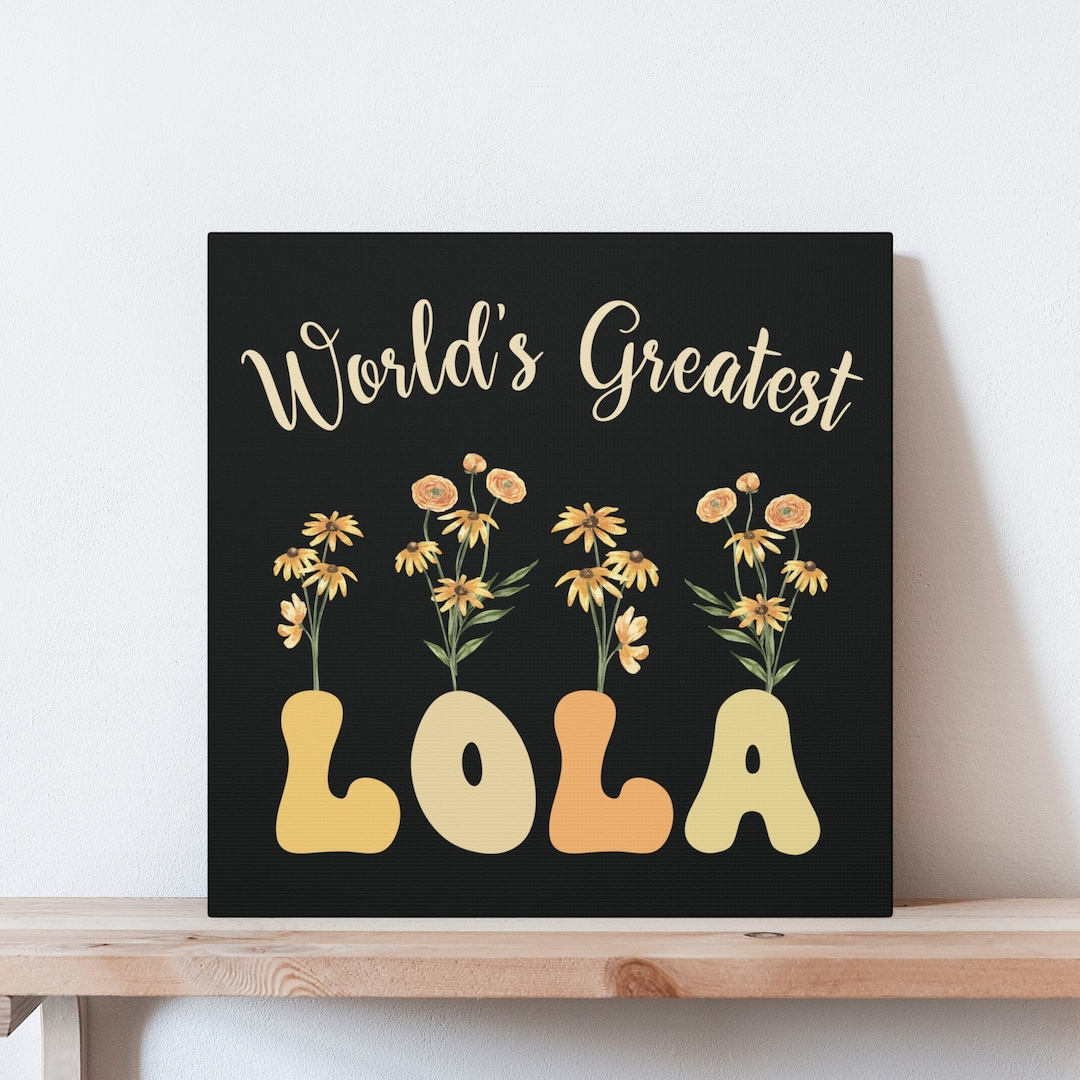 Lola Sign, Lola Gift, Lola Mothers Day Gift From Grandkids, Filipino ...