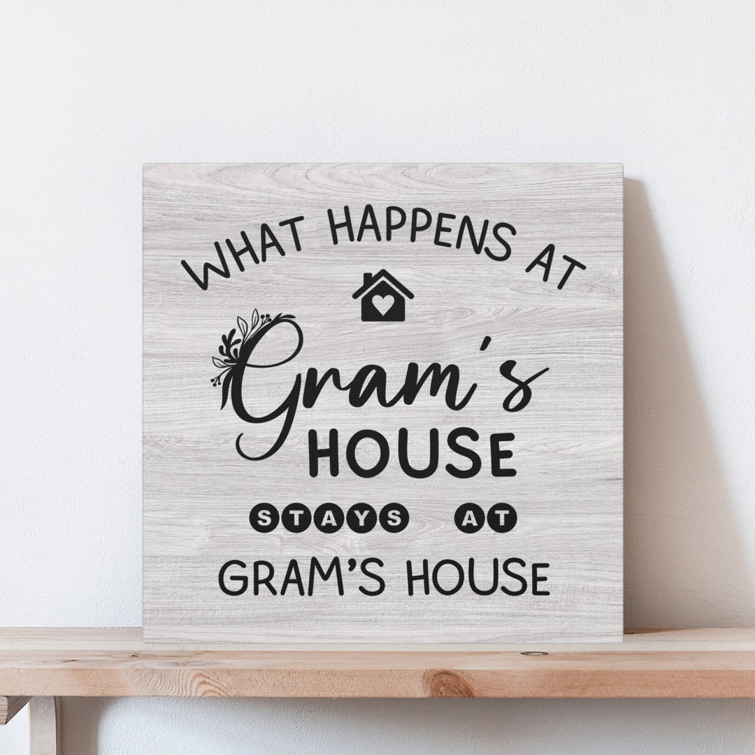 Gram Gifts, Gram Sign, Gram Mothers Day Gift From Grandkids ...