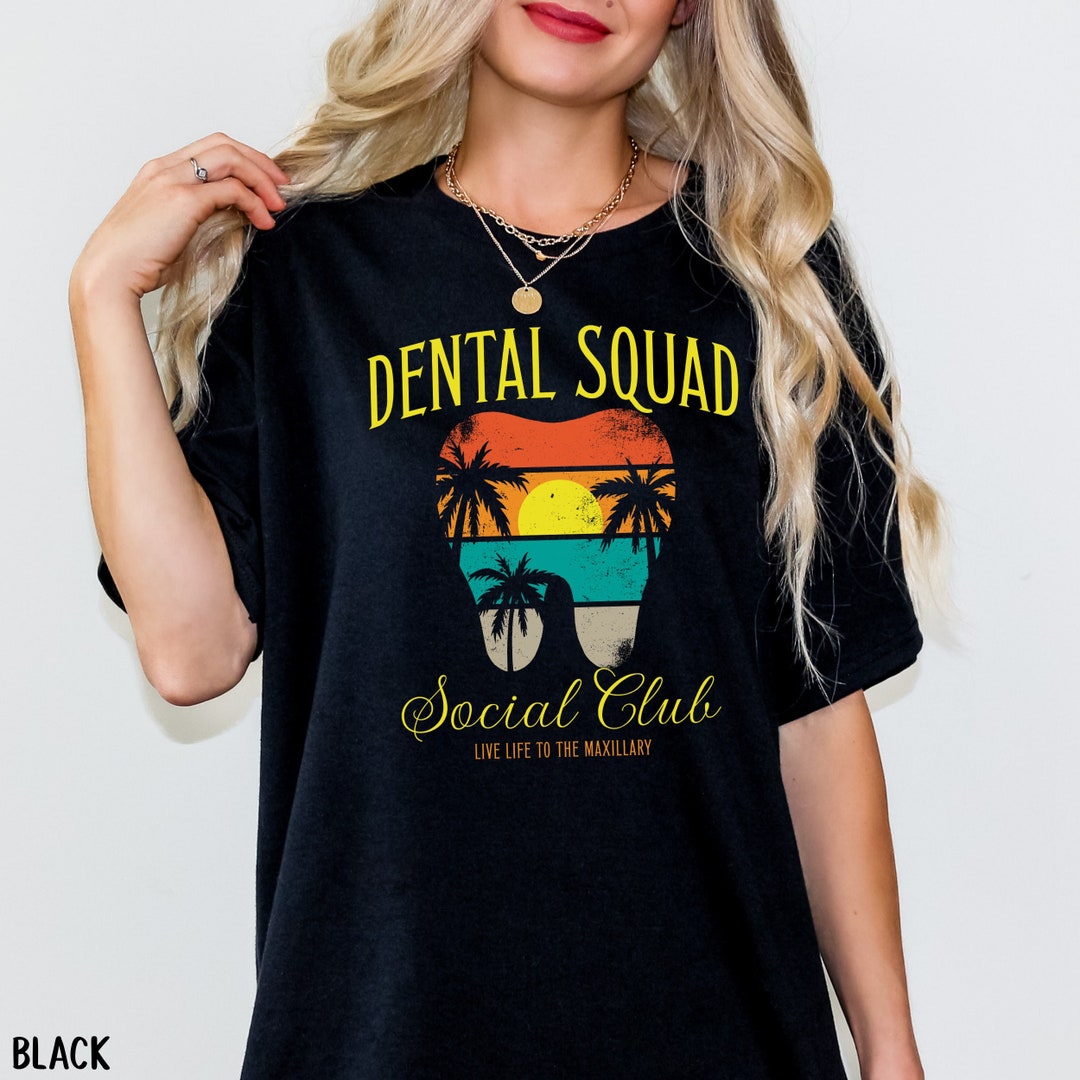 Summer Dental Shirt, Sunset Tooth Shirt, Dental Squad Shirt, Dental ...