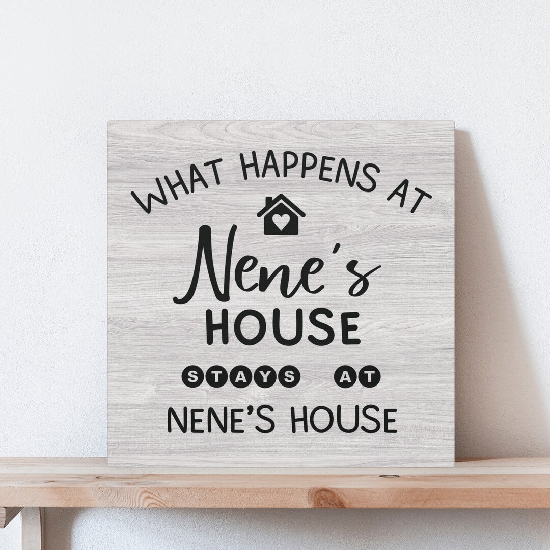 Nene Gift, Nene Sign, Nene Mothers Day Gift From Grandkids, Nene ...