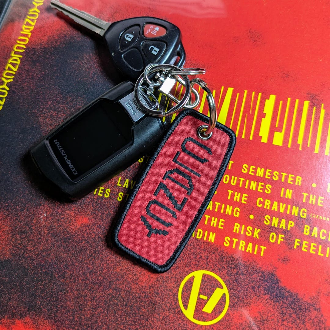Twenty One Pilots Embroidered Patch Keychain - Clancy Album - Etsy