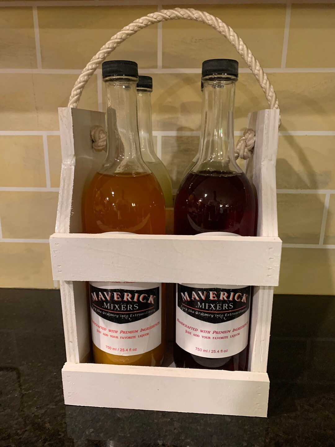 4-pack Maverick Cocktail Mixers With Display/carrier 750 Ml - Etsy