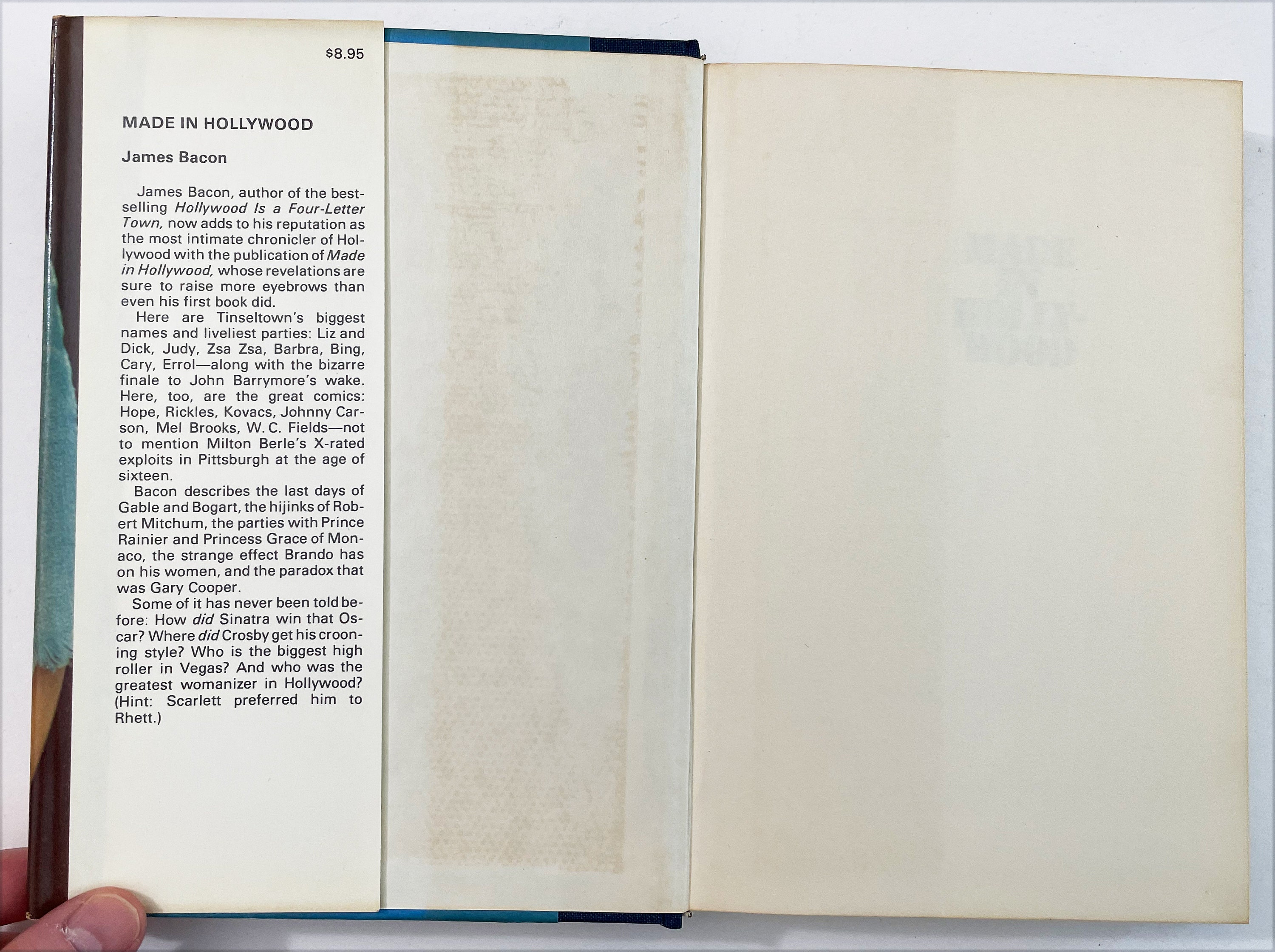 Made in Hollywood by James Bacon 1977 Vintage Book - Etsy