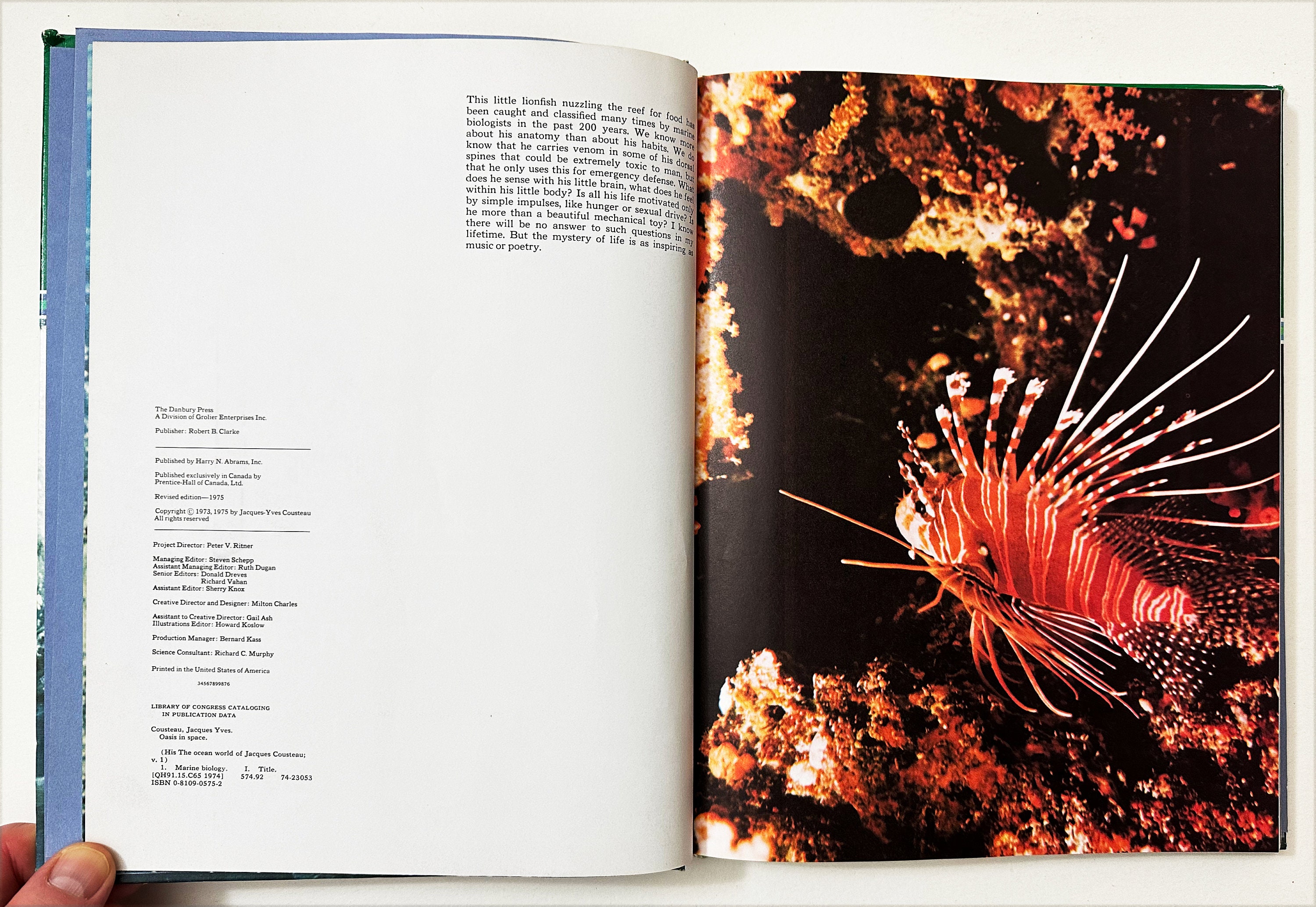 The Ocean World of Jacques Cousteau Vintage Book Series Choose Your ...
