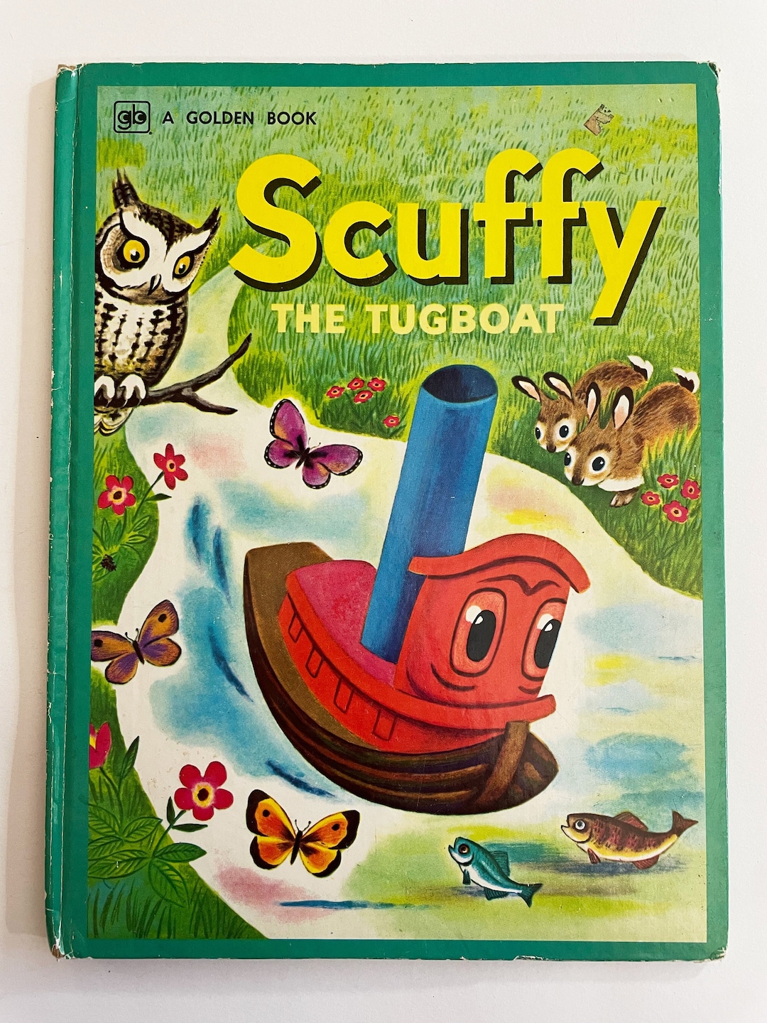 Scuffy the Tugboat - 1977 - Vintage Children's Book - Etsy