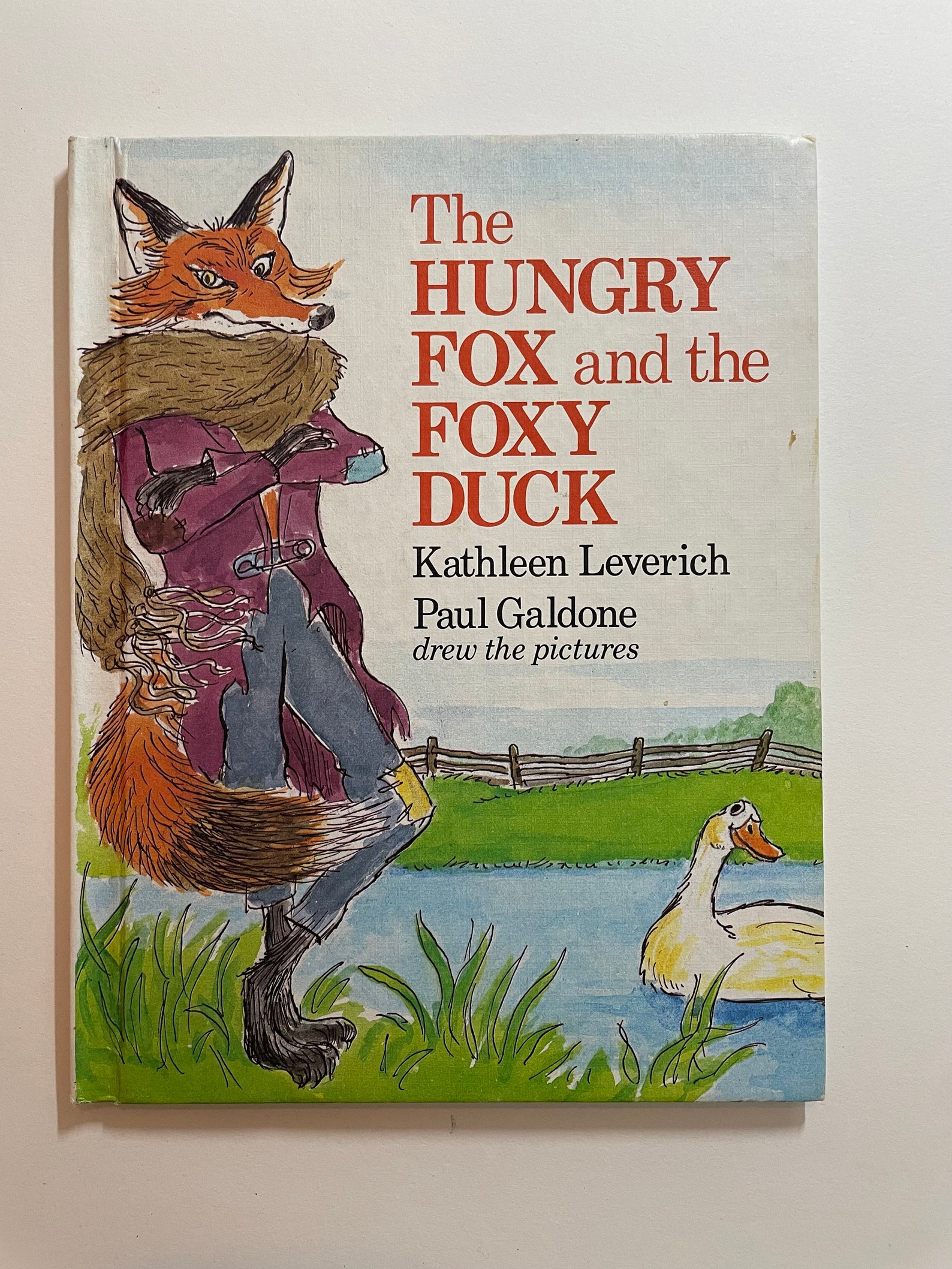 The Hungry Fox and the Foxy Duck 1978 Vintage Children's Book - Etsy