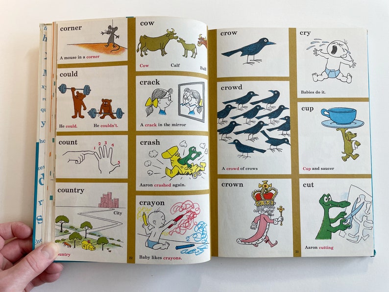 Vintage 1964 Dr. Seuss 'cat in the Hat' Beginner Book Dictionary - Etsy