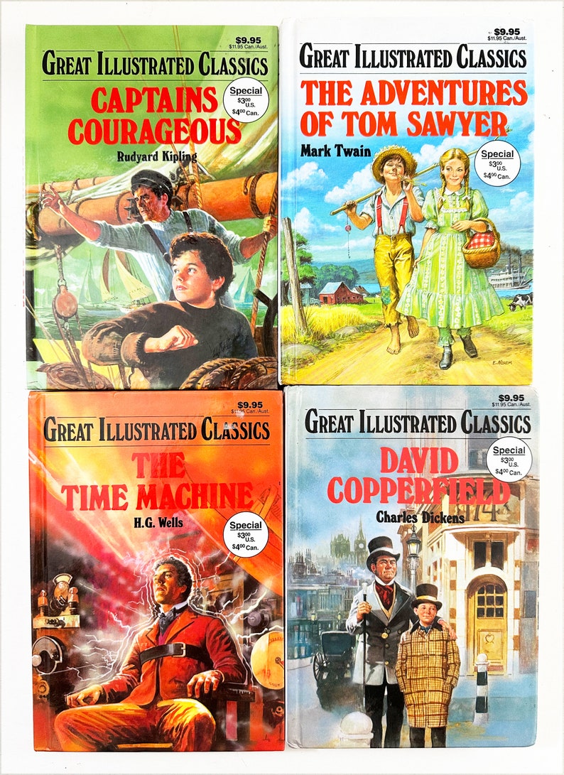 Great Illustrated Classics Book Series Choose Your Title - Etsy