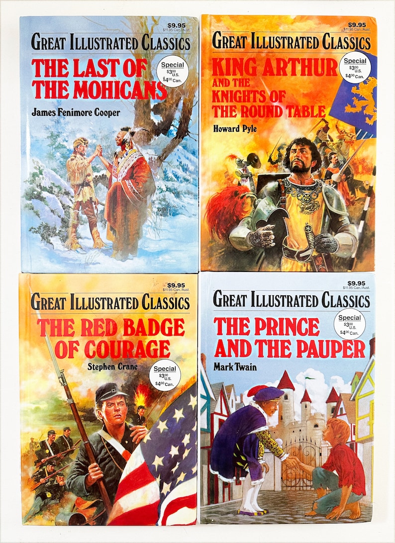 Great Illustrated Classics Book Series Choose Your Title - Etsy