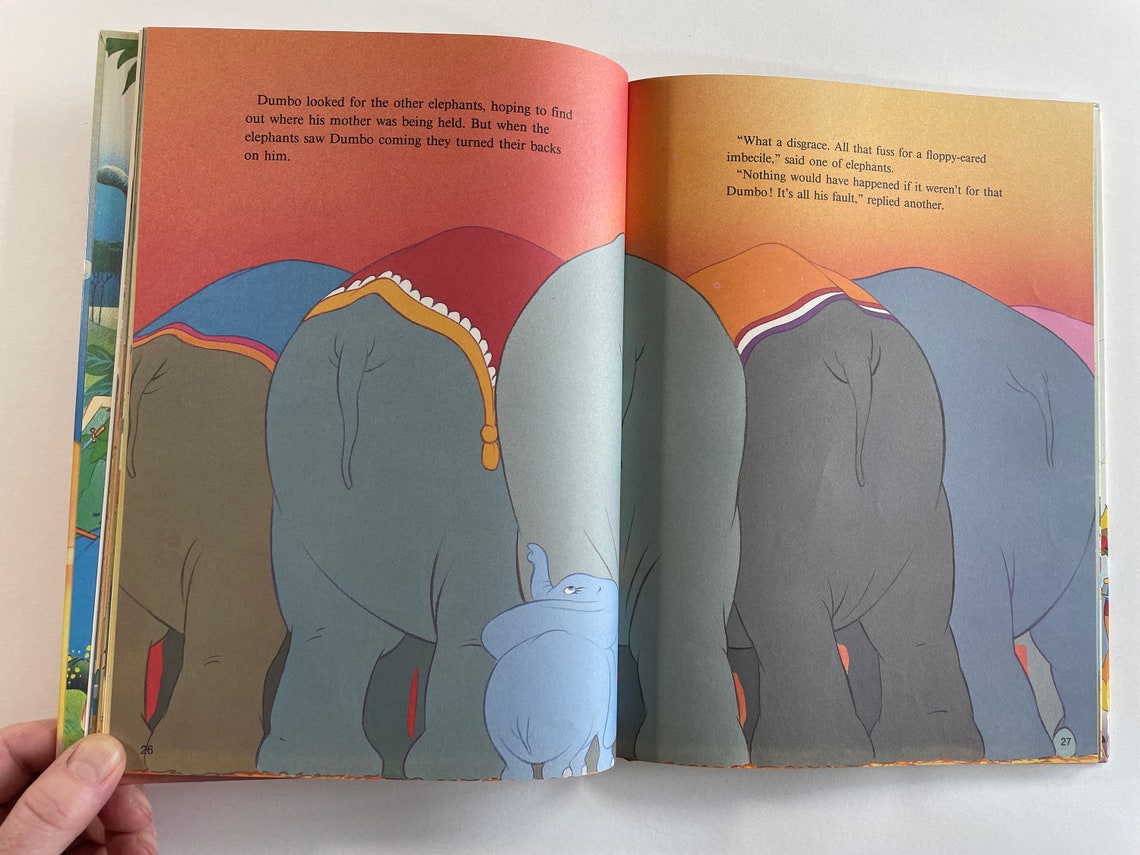 Dumbo 1991 Vintage Walt Disney Children's Book - Etsy