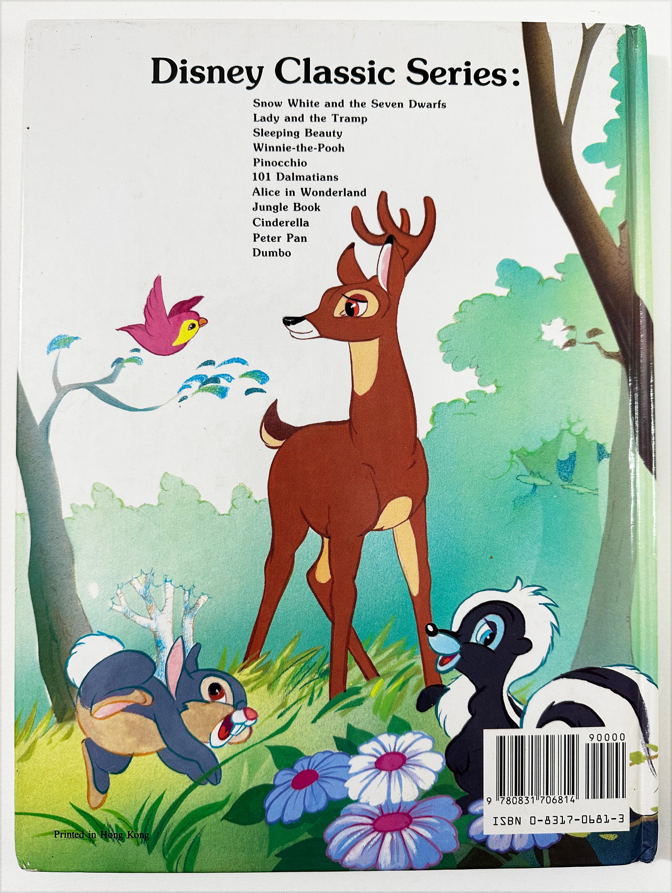 Bambi Walt Disney 1986 Vintage Book - Etsy