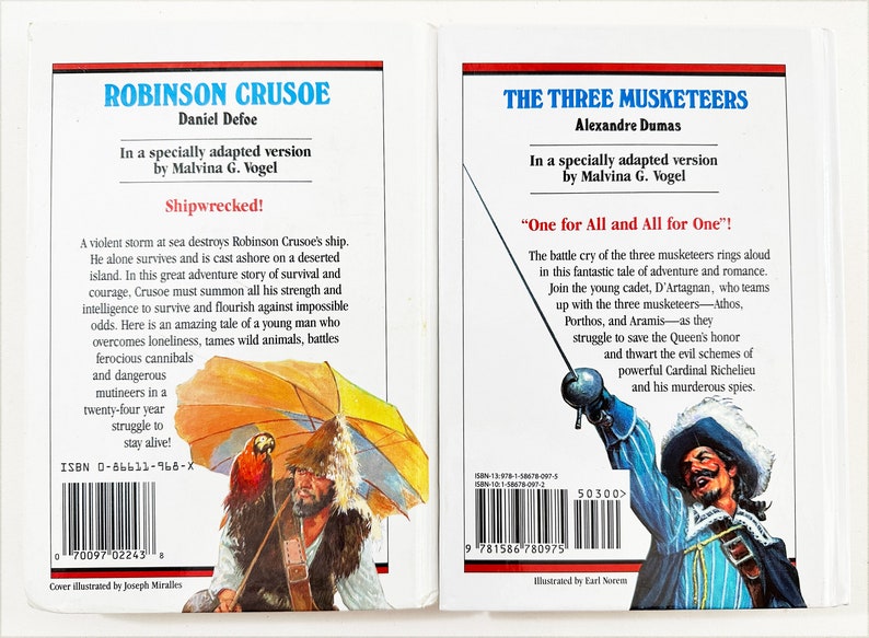 Vintage Illustrated Classics Book Series, Choose Your Title - Etsy