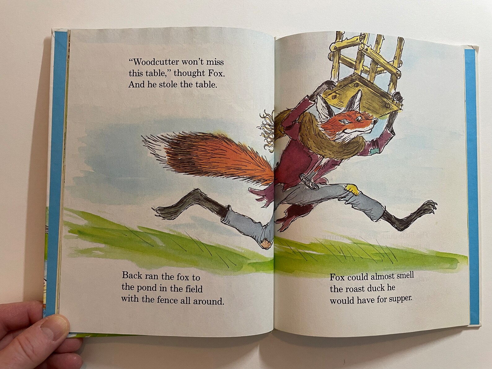 The Hungry Fox and the Foxy Duck 1978 Vintage Children's Book - Etsy