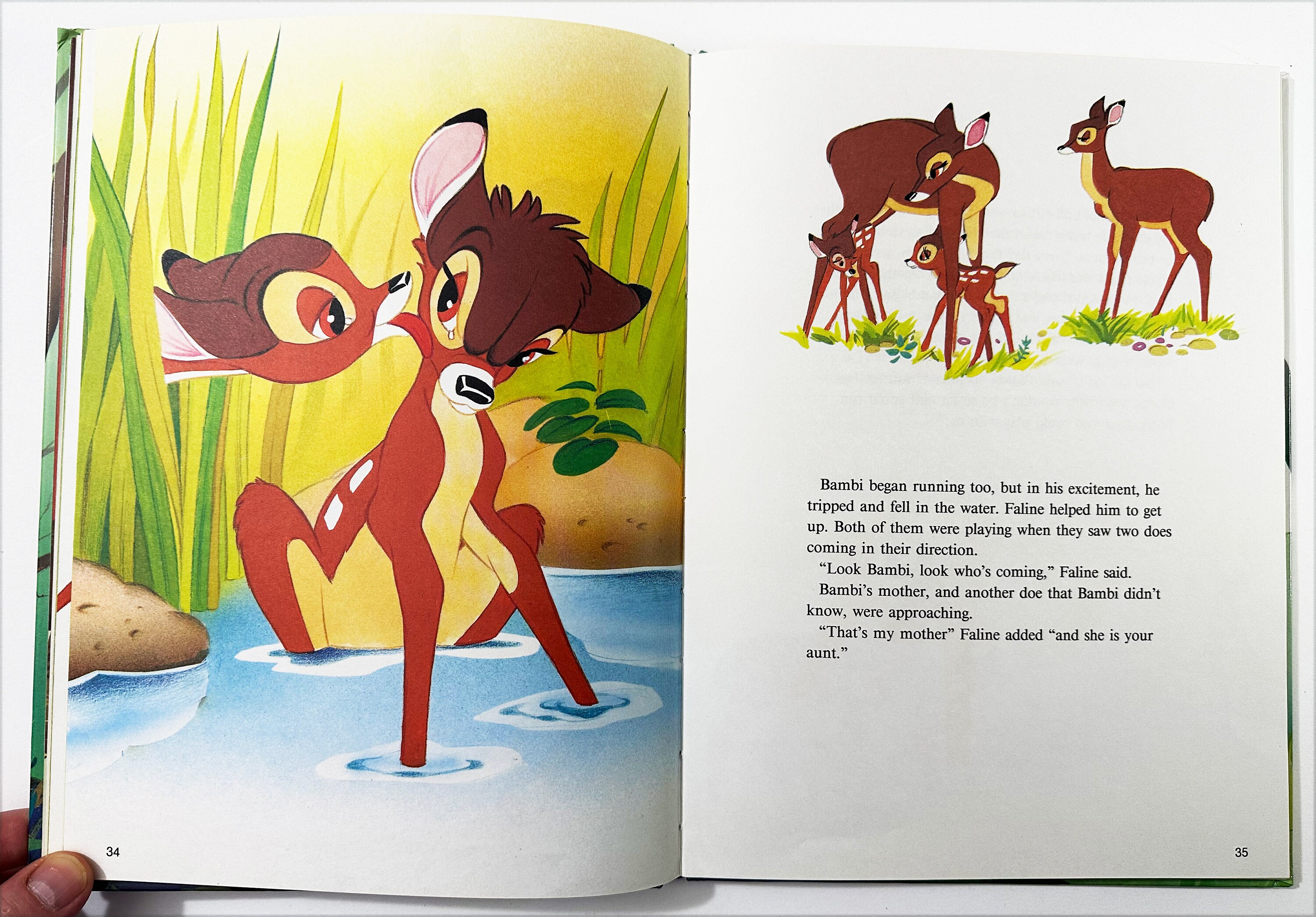 Bambi Walt Disney 1986 Vintage Book - Etsy