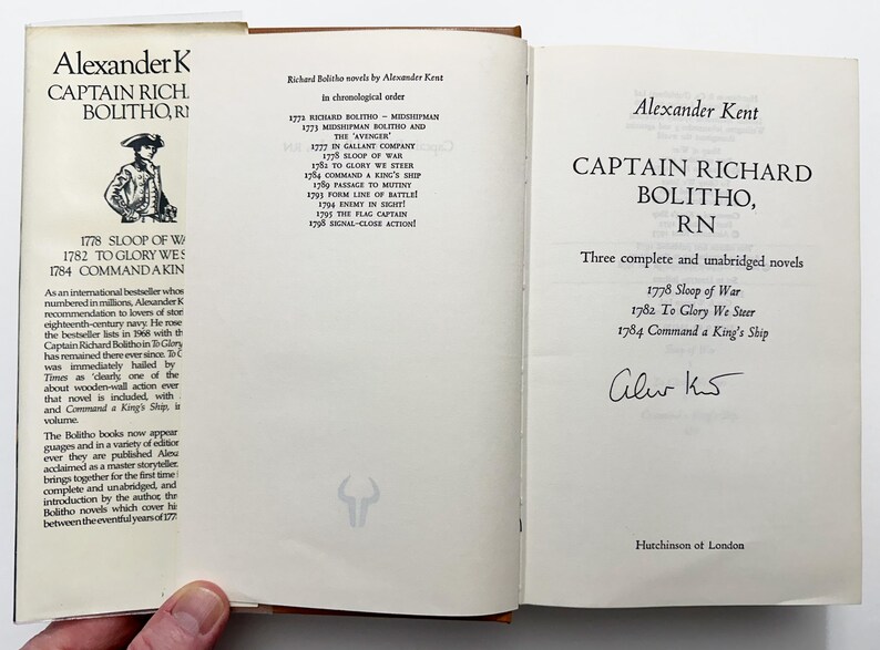 Captain Richard Bolitho Trilogy by Alexander Kent Vintage Book - Etsy