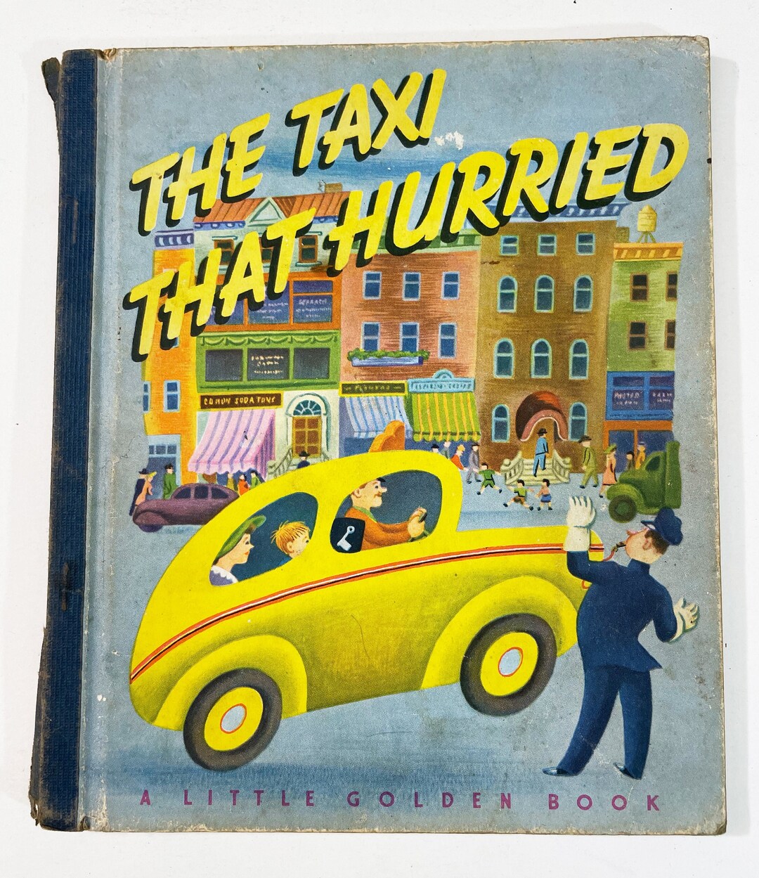 The Taxi That Hurried - 1946 - Vintage Children's Book - Etsy