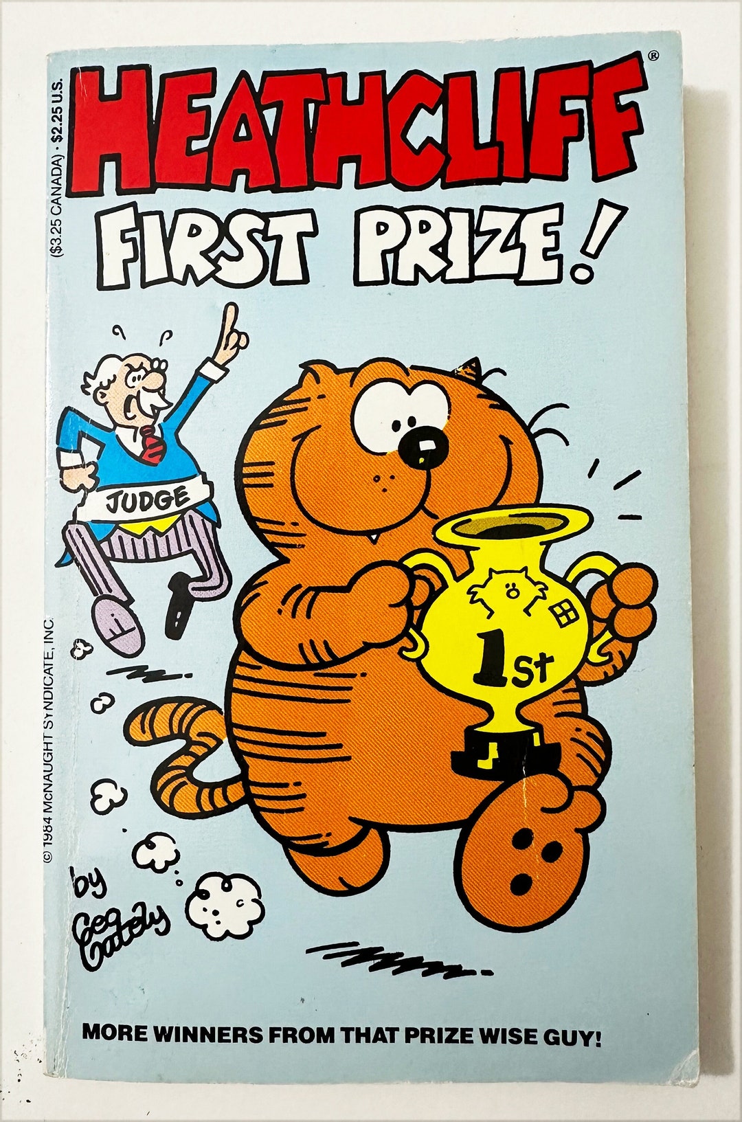 Heathcliff First Prize! 1984 Vintage Book - Etsy