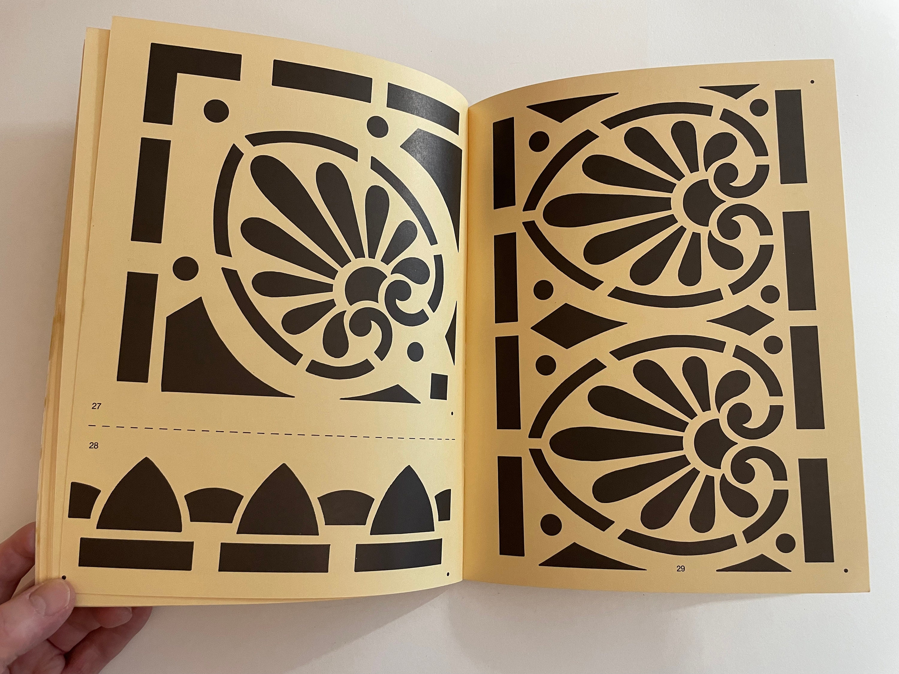 Border Designs Cut & Use Stencils by Ed Sibbett, Jr. 1982 Vintage Art ...