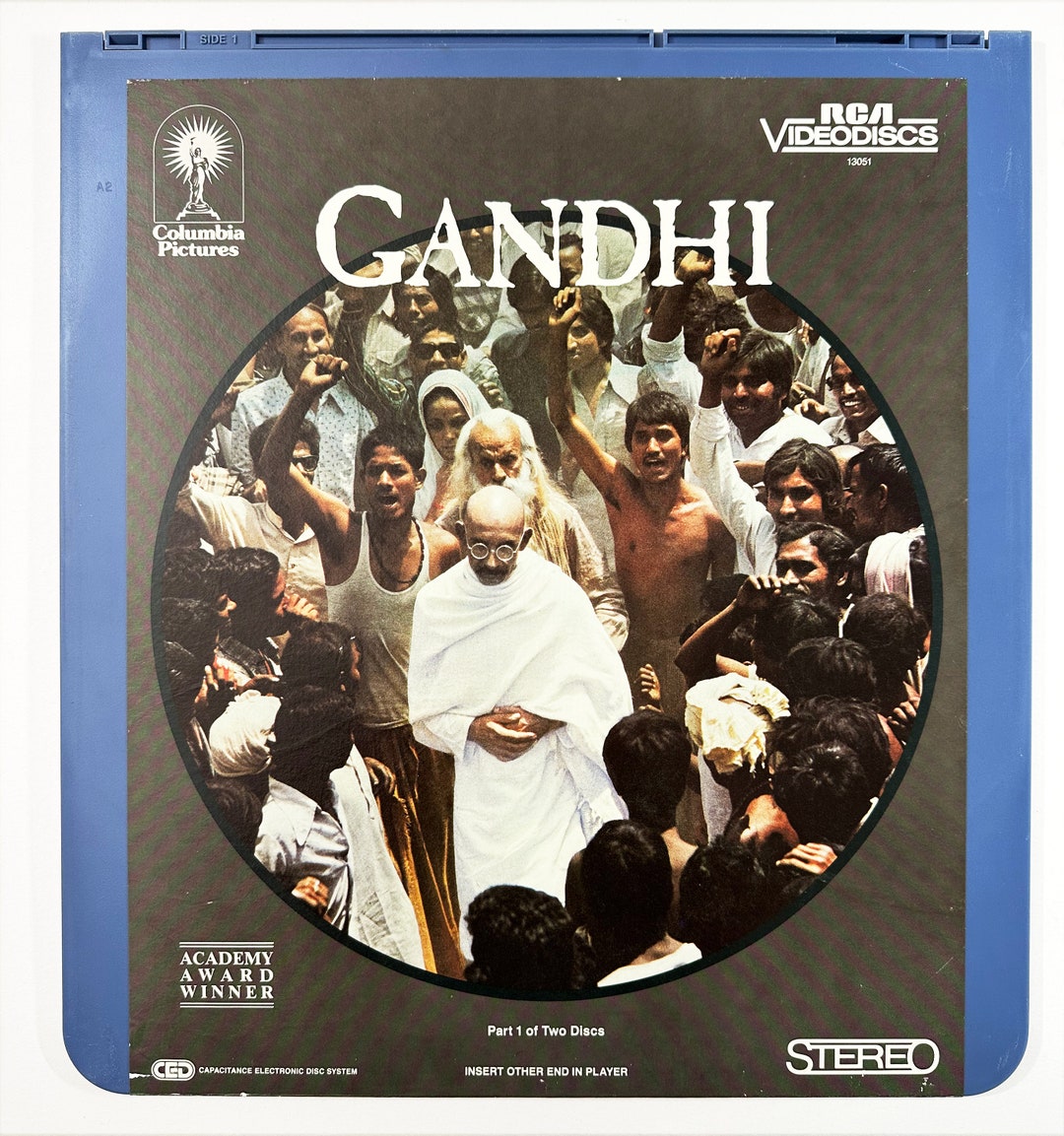 Gandhi Part 1 Video Disc 1983 Vintage - Etsy