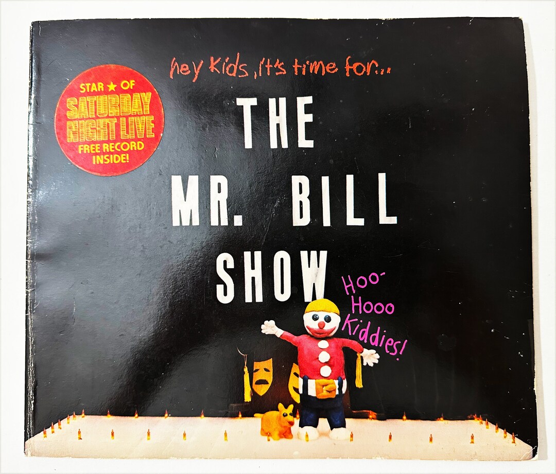 The Mister Bill Show Vintage Book With Record 1979 - Etsy