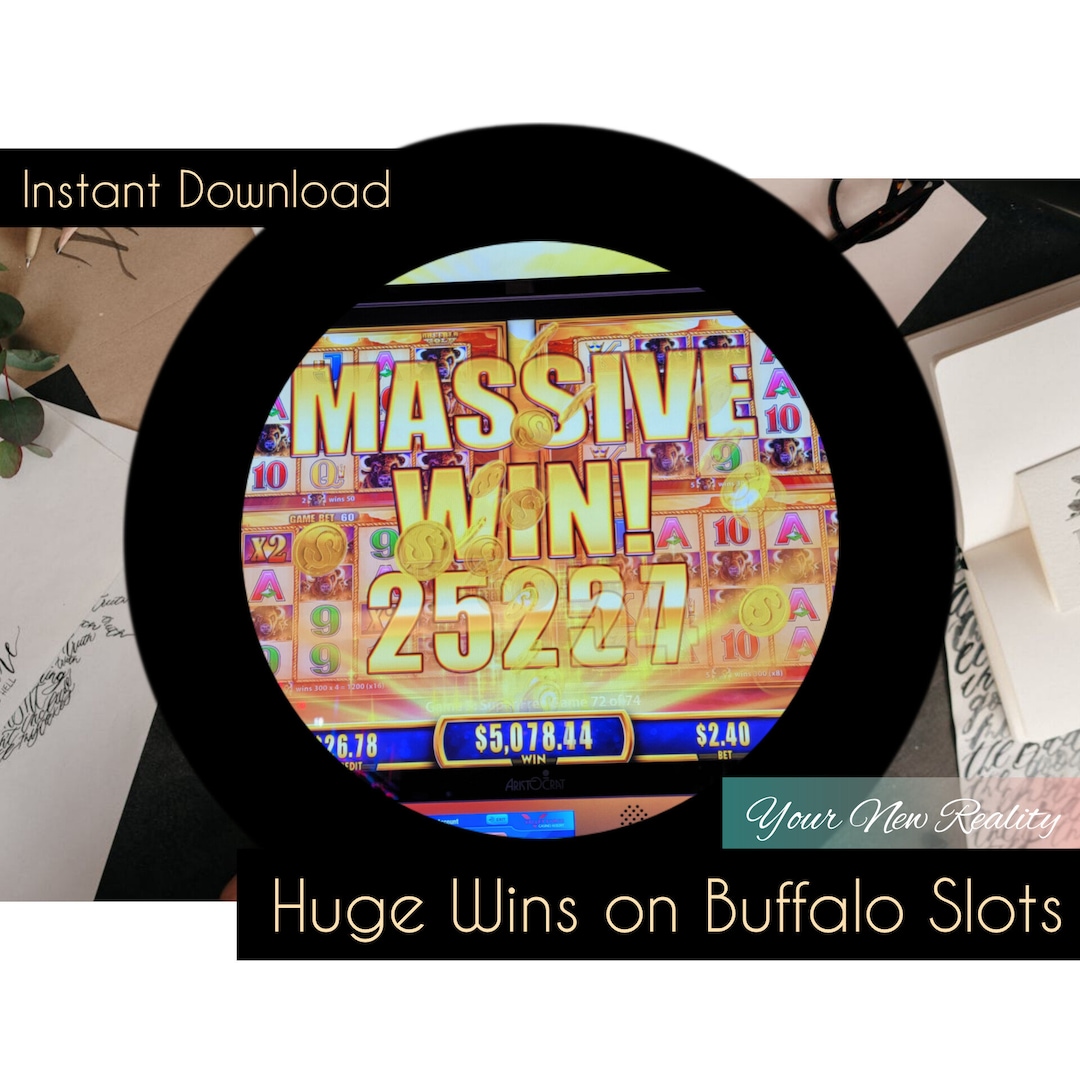 Get Huge Wins on Buffalo Slot Machines Subliminal Affirmations Audio ...