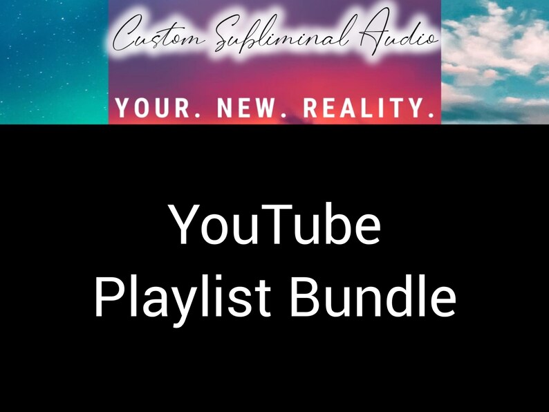 Custom Subliminal Audio - I Will Bundle Your Youtube Subliminal ...