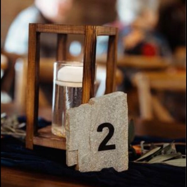 Stone Table Numbers - Etsy