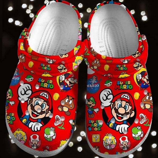 Super Mario Toddler Shoes - Etsy