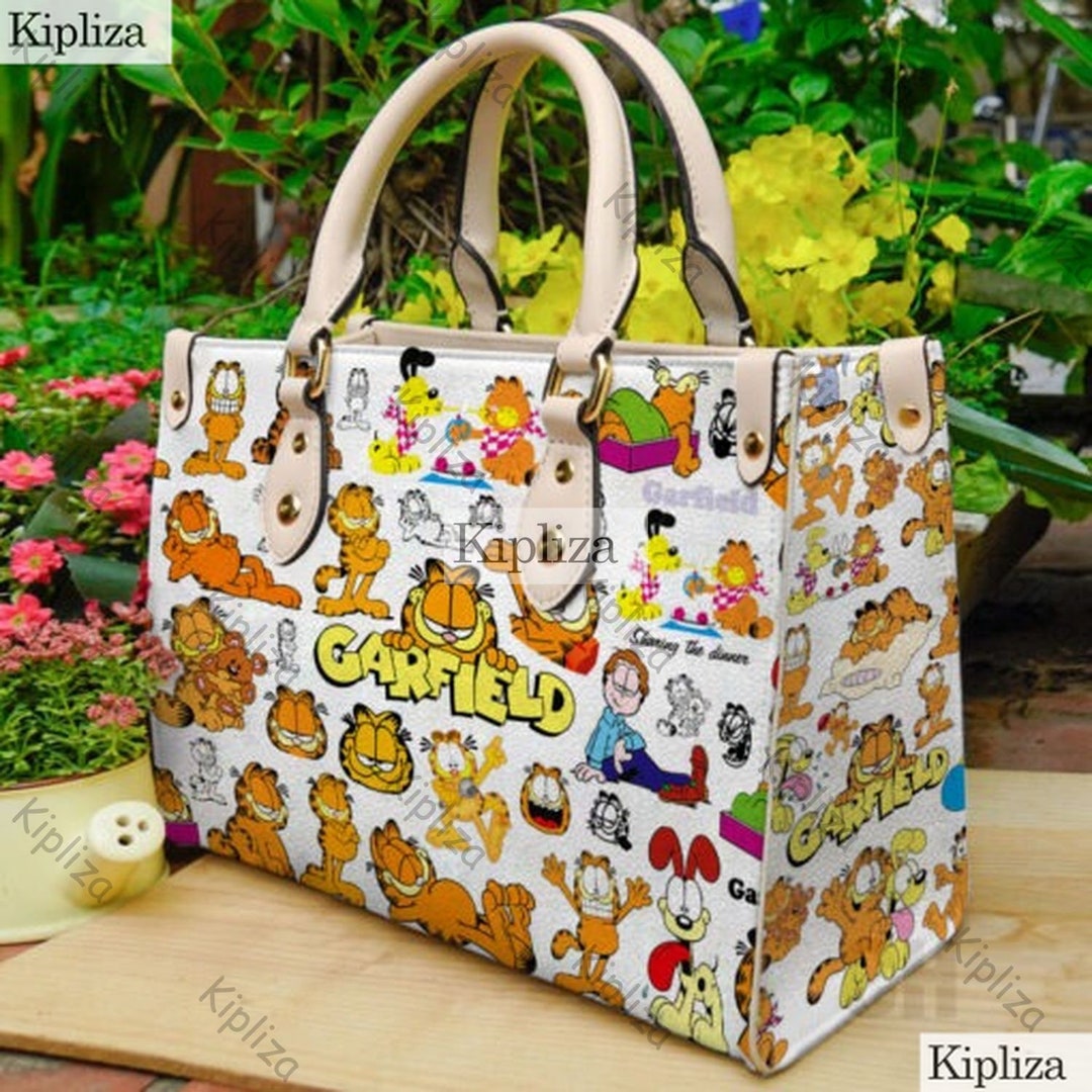 Garfield Handbag Garfield Leather Bag Garfield Shoulder Bag - Etsy