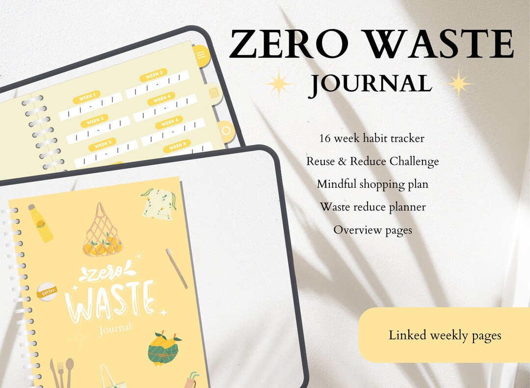 Zero Waste Planner, Digital Planner 2023, Conscious Living Planner ...