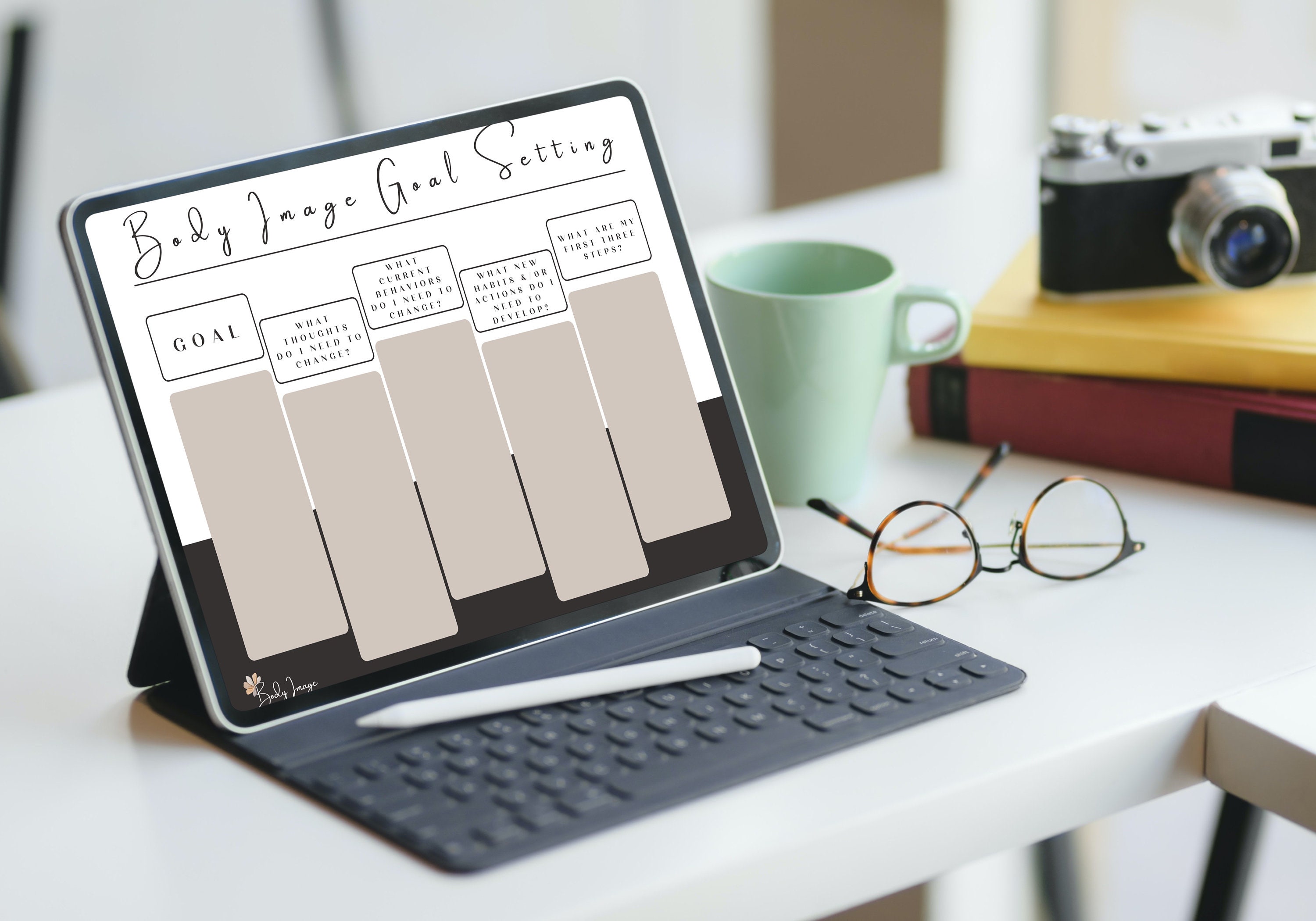 Body Image Goal Setting Worksheet Set Your Body Image Goals and Meet ...