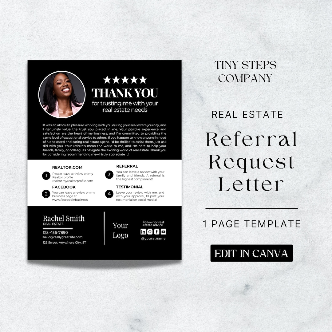 Client Review Request, Referral Request Letter, Ask Clients for ...