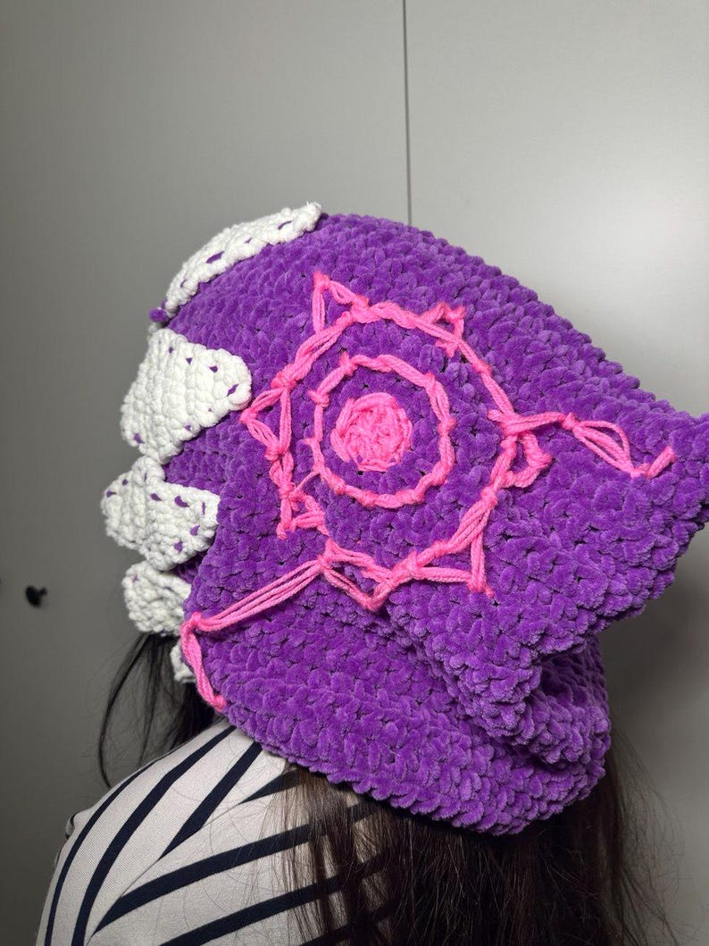 Arcane Jinx Cosplay Knit Hood. Shark Hood - Etsy