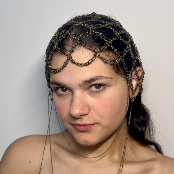 Chainmail Headdress - Etsy