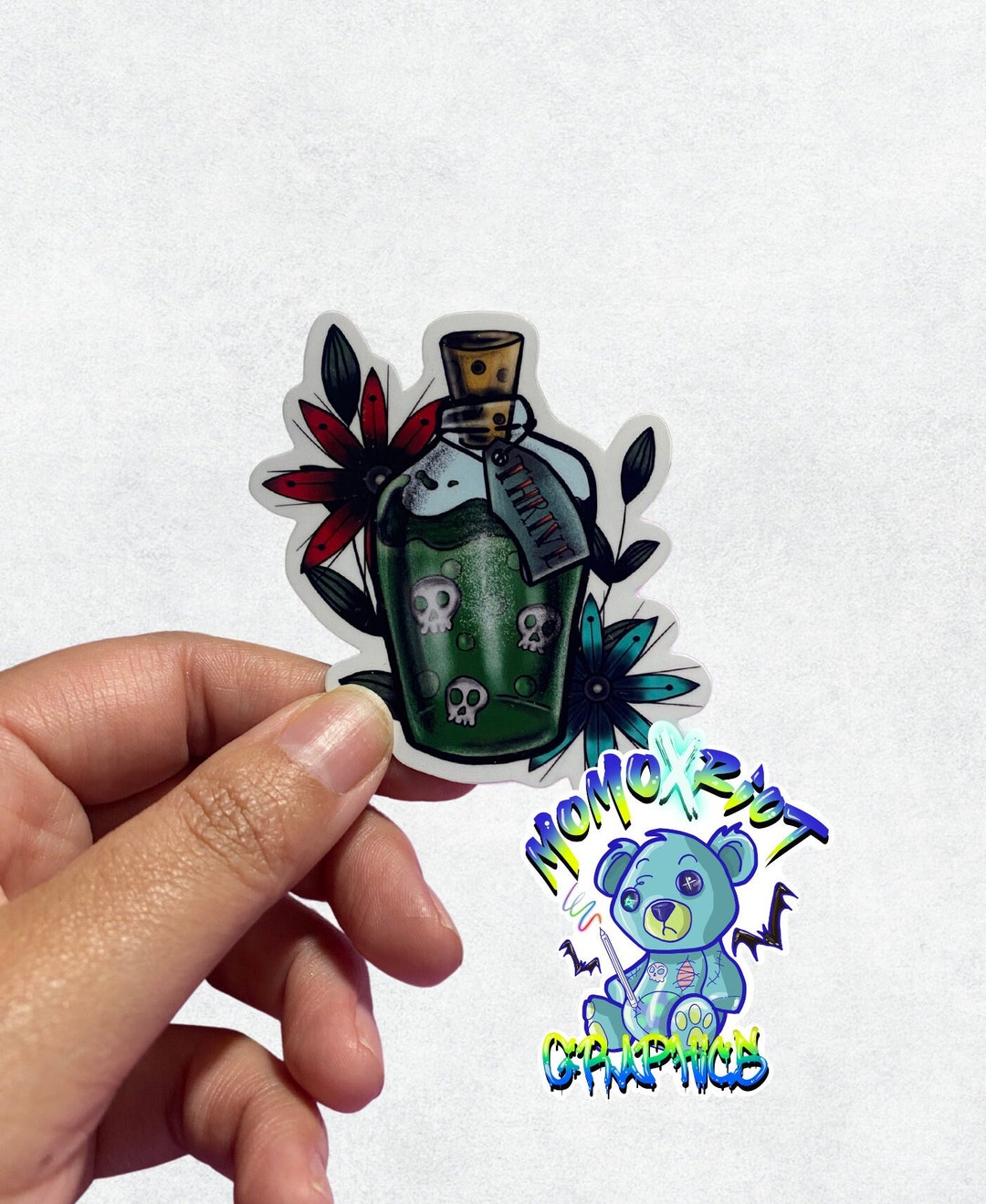 Tattoo Vinyl Sticker Potion Decal Waterproof Tumbler - Etsy