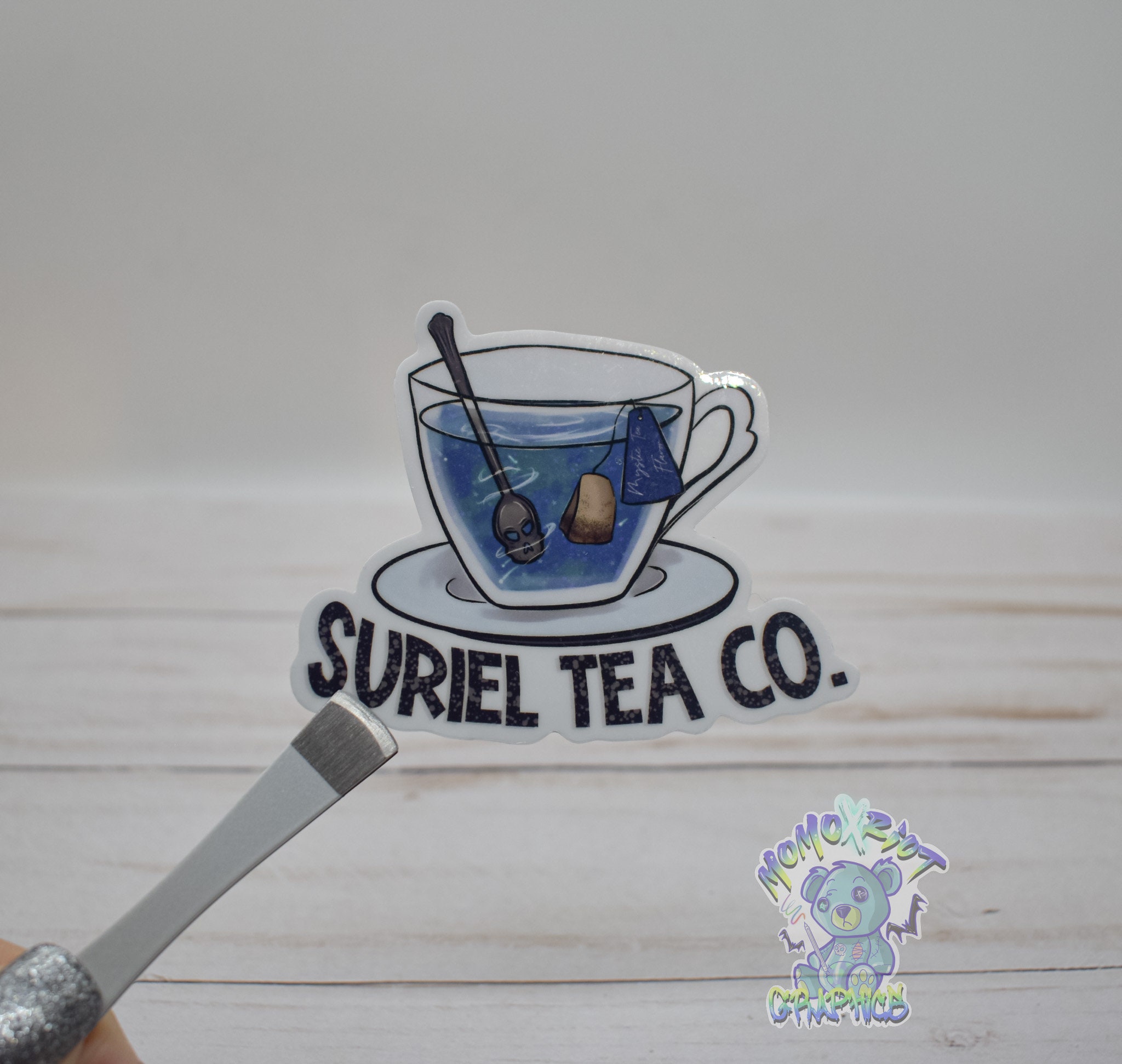 Suriel Tea Vinyl Sticker, ACOTAR Tumbler Decoration, Officially ...
